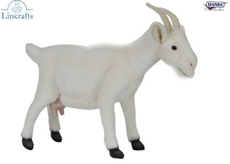 White Goat 4151 Plush Soft Toy By Hansa Brand New Lincrafts Uk Est