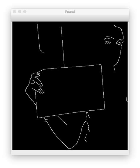 Python Contour Detection Person Holding Paper Sheet Stack Overflow