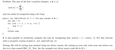 solved problem the sum of the first n positive integers n