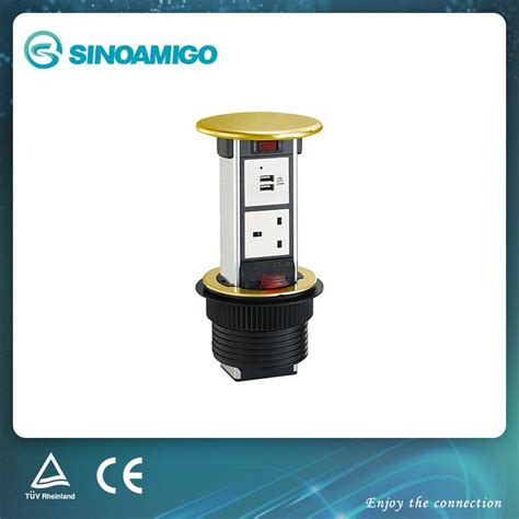 Vertical Socket With Customization Schuko Socket Pop Up Socket