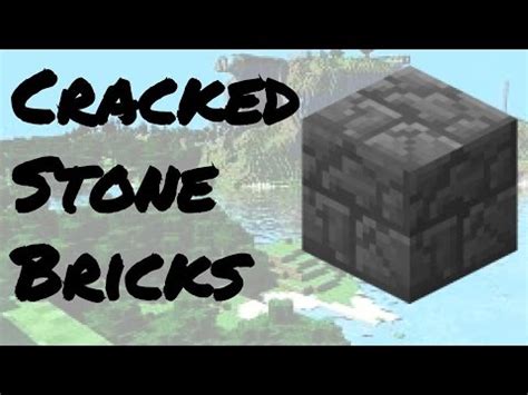 How To Make Cracked Stone Bricks Minecraft Latest Update Youtube