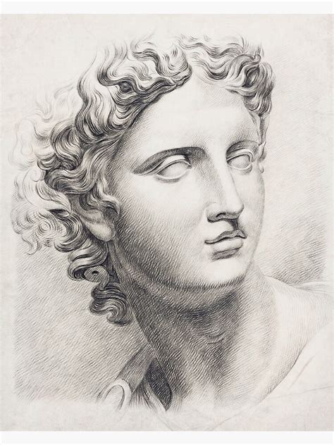 Pencil Sketch Greek Sculpture Drawing Artistic Academy Classic Woman