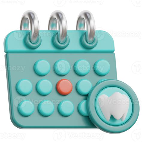 Dental Schedule 3d Illustration 47246896 Png