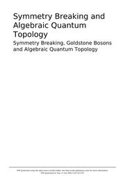 Quantum Algebraic Topology And Symmetry Vols I III I C Baianu Editor With Several