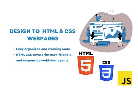 Convert Your Designs Into Html Css Webpages By Gethasan Fiverr