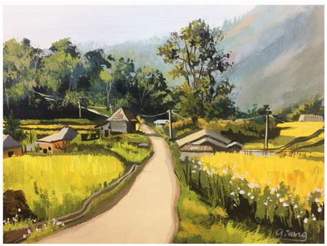 Mỹ Thuật Bụi Khóa Học Video Luyện Vẽ Phong Cảnh Việt Nam Phần 1