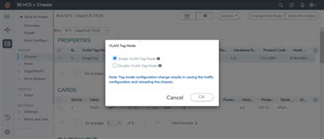 Change VLAN Tag Mode