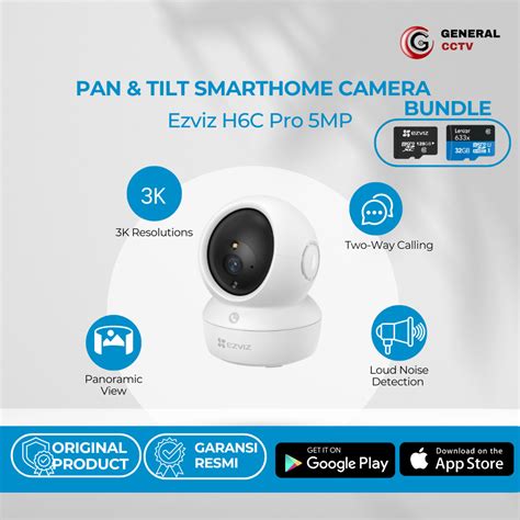 Jual Ezviz H6c Pro 3mp 2k Wireless Ip Camera Support Wifi Smart Home