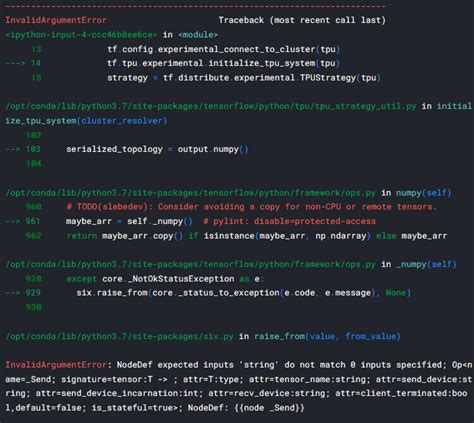 TPU Can T Be Used In Tensorflow V Issue Tensorflow Tpu GitHub