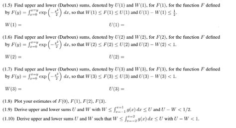 Solved Homework On Gaussian Integrals Definition For All Chegg Com