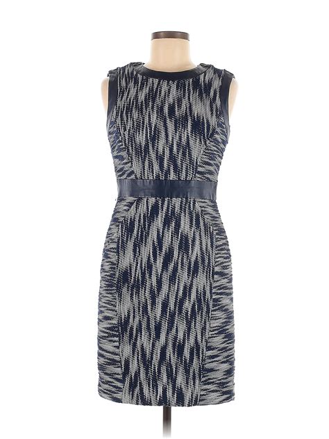 Milly Color Block Multi Color Blue Casual Dress Size 6 77 Off Thredup