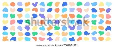 Amoeba Irregular Blob Shape Vector Illustration Stock Vector Royalty Free 2389006311