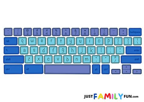 Printable Keyboard Template For Typing Practice