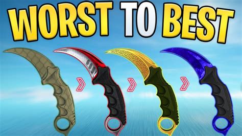 Ranking Every Karambit In Cs2 From Worst To Best Youtube