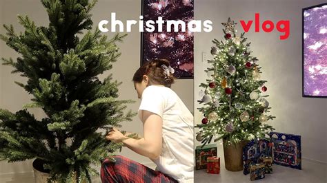 🎅🏻크리스마스가 왔다네🎄 대형 트리 만들기 Feat 남친 리액션 Christmas Vlog Youtube