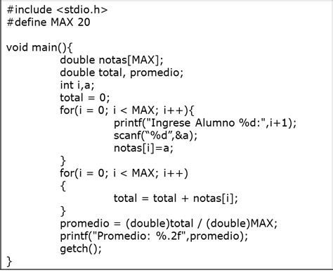 Lenguaje C Arreglos En C