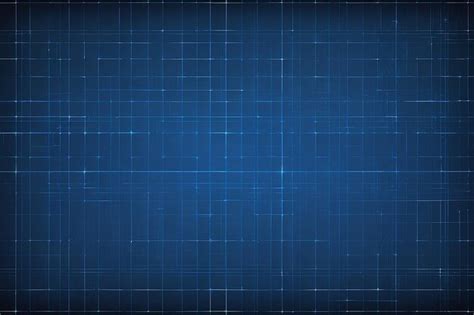 Premium Photo Blue Modern Technology Blueprint Grid Pattern Background