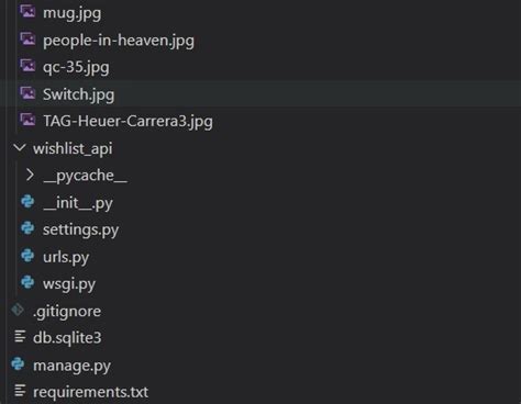 Python Simple Wishlist App Using Django