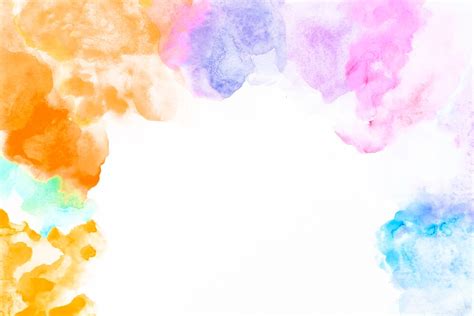 흰 종이에 페인트 얼룩 무료 사진