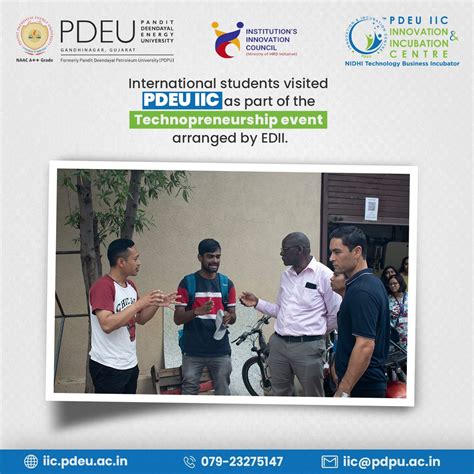 Pdeu Innovation And Incubation Centre On Linkedin Globalinnovation Ediistartupjourney