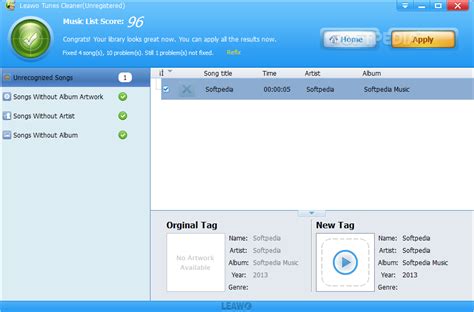 Leawo Tunes Cleaner Download Softpedia