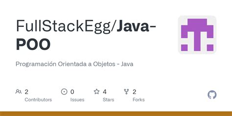 GitHub FullStackEgg Java POO Programación Orientada a Objetos Java