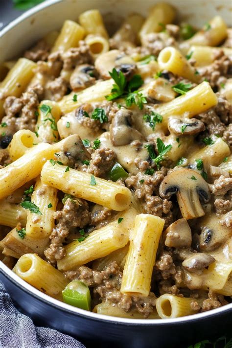 Philly Cheesesteak Pasta That Oven Feelin