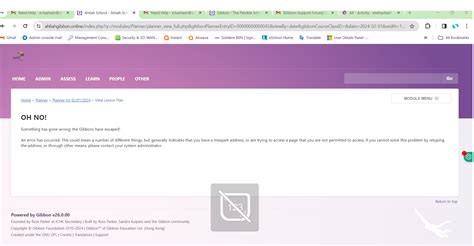 Planner Error How Can I Fix It General Gibbon Support Forum
