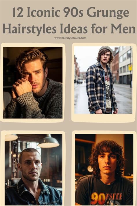 Grunge 90s Hairstyles For Men Iconic Looks That Defined A Decade