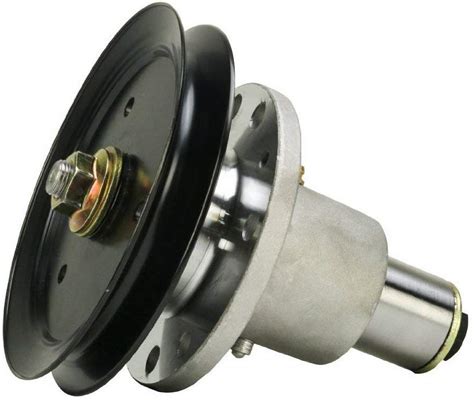 Set Of 2 Spindle Assemblies With Pulleys For Exmark Lazer Z 103 1183 And Pulley 1 653099 6″ Od