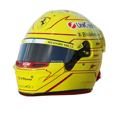 F1 Lewis Hamilton Helmet 2025 3d Model By Cactus3d