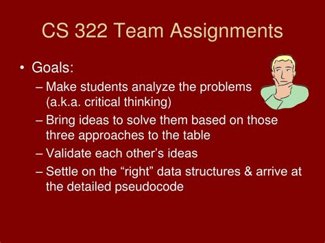 Ppt Team Assignments In Cs 322 “data Structures And Algorithms Ii