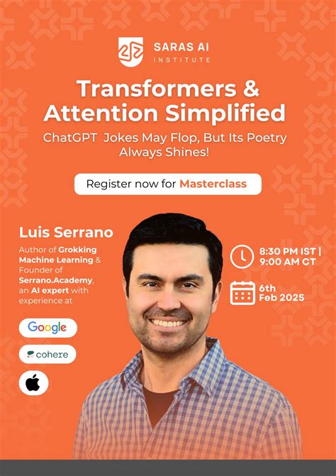 Interested In Learning How Large Language Models Work Dont Miss My Talk… Luis Serrano
