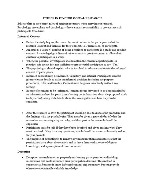Ethics Pdf Informed Consent Plagiarism