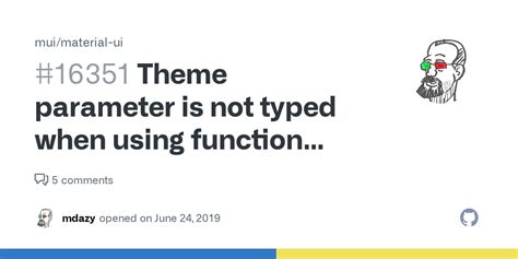 Theme Parameter Is Not Typed When Using Function Form Of Styled · Issue