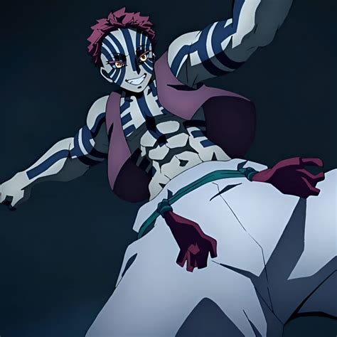Akaza Demon Slayer ♡︎ Anime Poses Reference Demon Demon Art