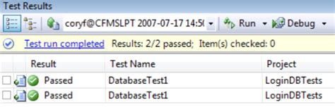 Test Driving Stored Procedures In Sql Server In Vs2008 Cory Foy