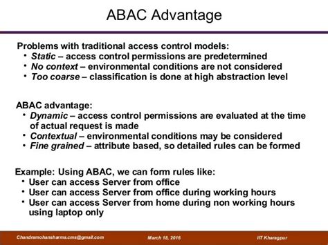 attribute based access control