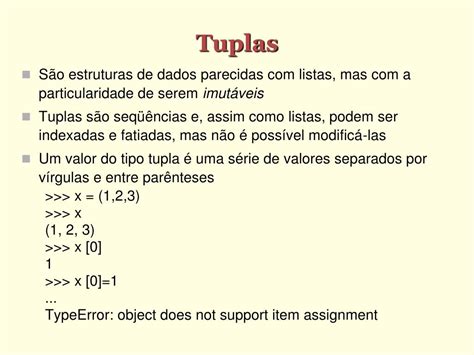 ppt python tuplas e strings powerpoint presentation free download