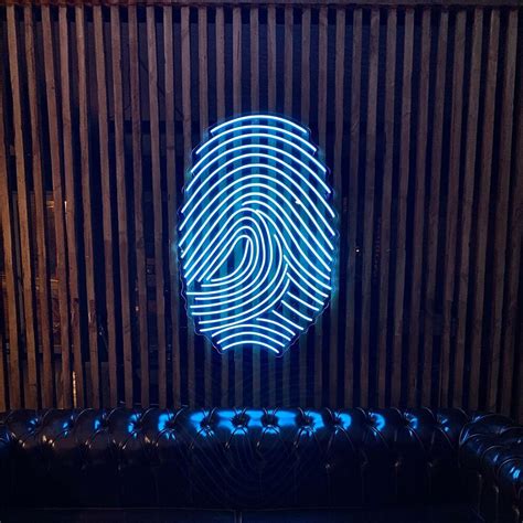 Fingerprint Neon Sign Neptün Neon Design