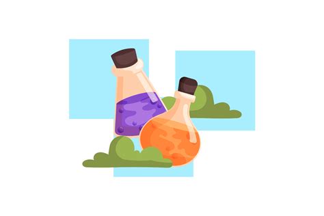 Halloween Potions Vector Graphic By Samagata · Creative Fabrica
