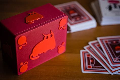 Exploding Kittens Deluxe Card Storage Box Etsy