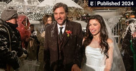 ‘how I Met Your Mother Star Josh Radnor Gets Married In A Winter Storm The New York Times