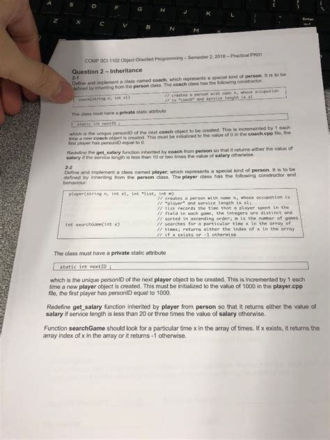 Solved Esc Comp Sci 1102 Object Oriented Programming