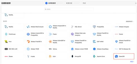 Quick Bi连接selectdb实例 云数据库 Selectdb 版 阿里云