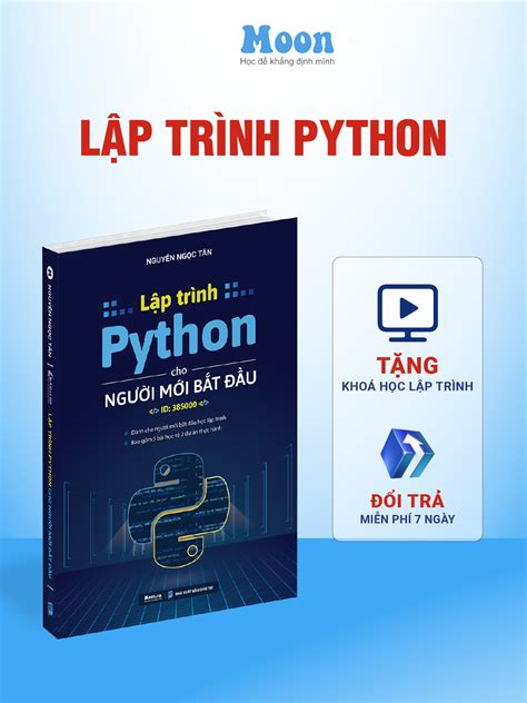 Review Sách ID Dạy Học lập trình Python cơ bản cho người mới bắt đầu Moonbook