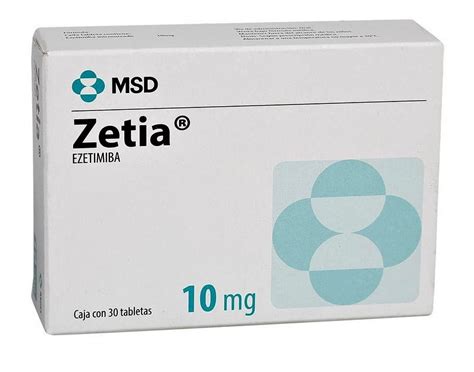 Zetia 10mg 20 Tabs Ezetrol Ezetimibe Starting With Z Medsmex