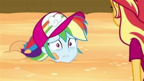 2000969 Safe Screencap Rainbow Dash Sunset Shimmer Equestria