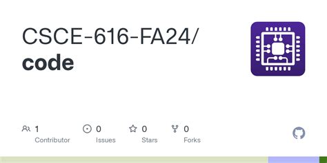 Github Csce 616 Fa24 Code