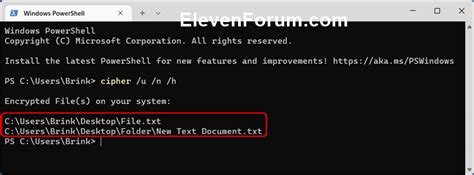 Find All Efs Encrypted Files In Windows 11 Windows 11 Forum